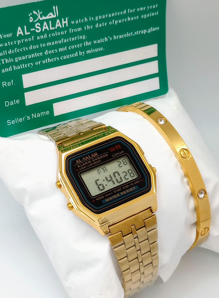 Original Al Salah Digital Unisex Watch - Water Proof Watch – sdstore.pk