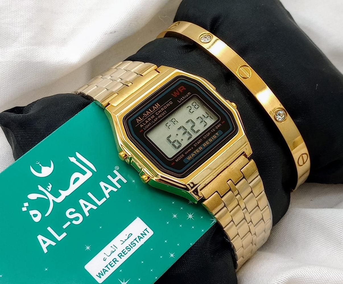 Original Al Salah Digital Unisex Watch - Water Proof Watch – sdstore.pk